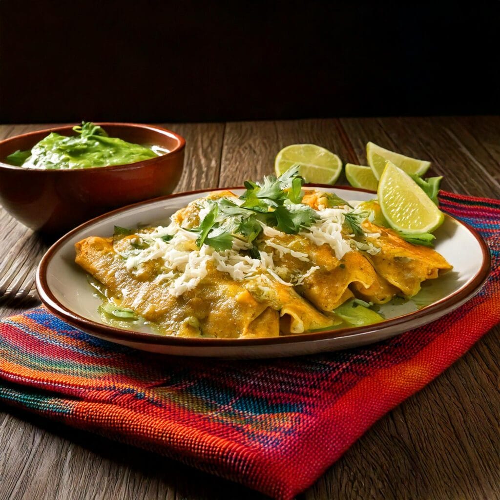 Green Chicken Enchiladas: A Classic Yummy Dish Gets a Modern Twist - Recipe